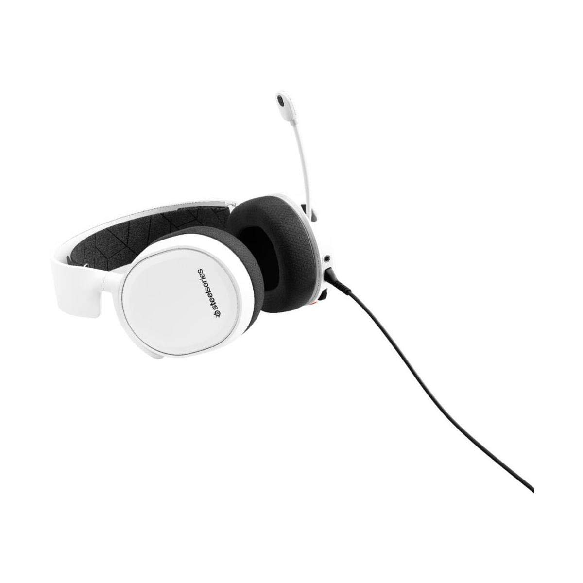 SteelSeries Arctis 3 - All-Platform Gaming Headset - For PC, PlayStation 4, Xbox One, Nintendo Switch, VR, Android, and iOS - White