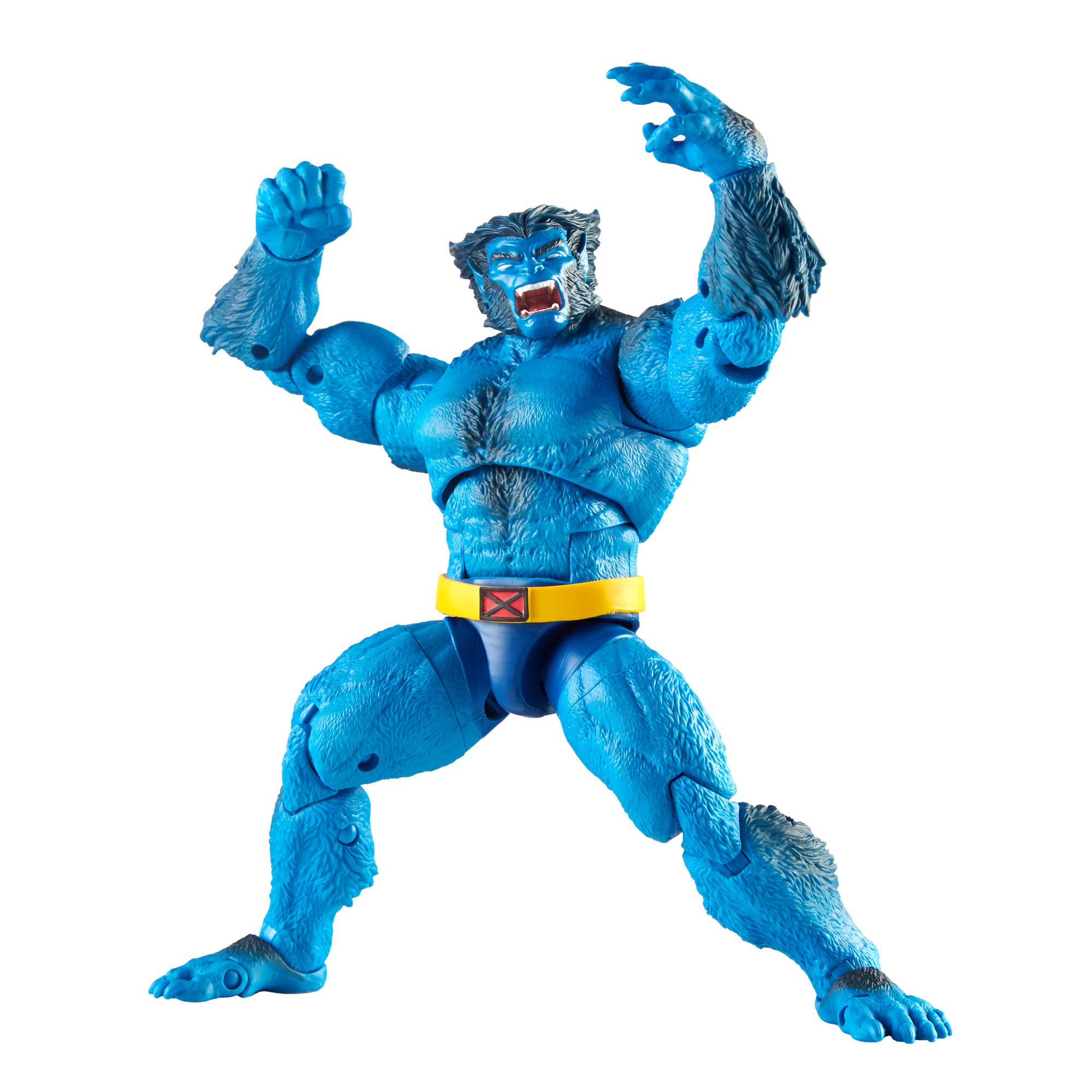Marvel Hasbro Legends Series 6" Collectible Action Figure Beast Toy (X-Men Collection) โ with Caliban Build-A-Figure Part
