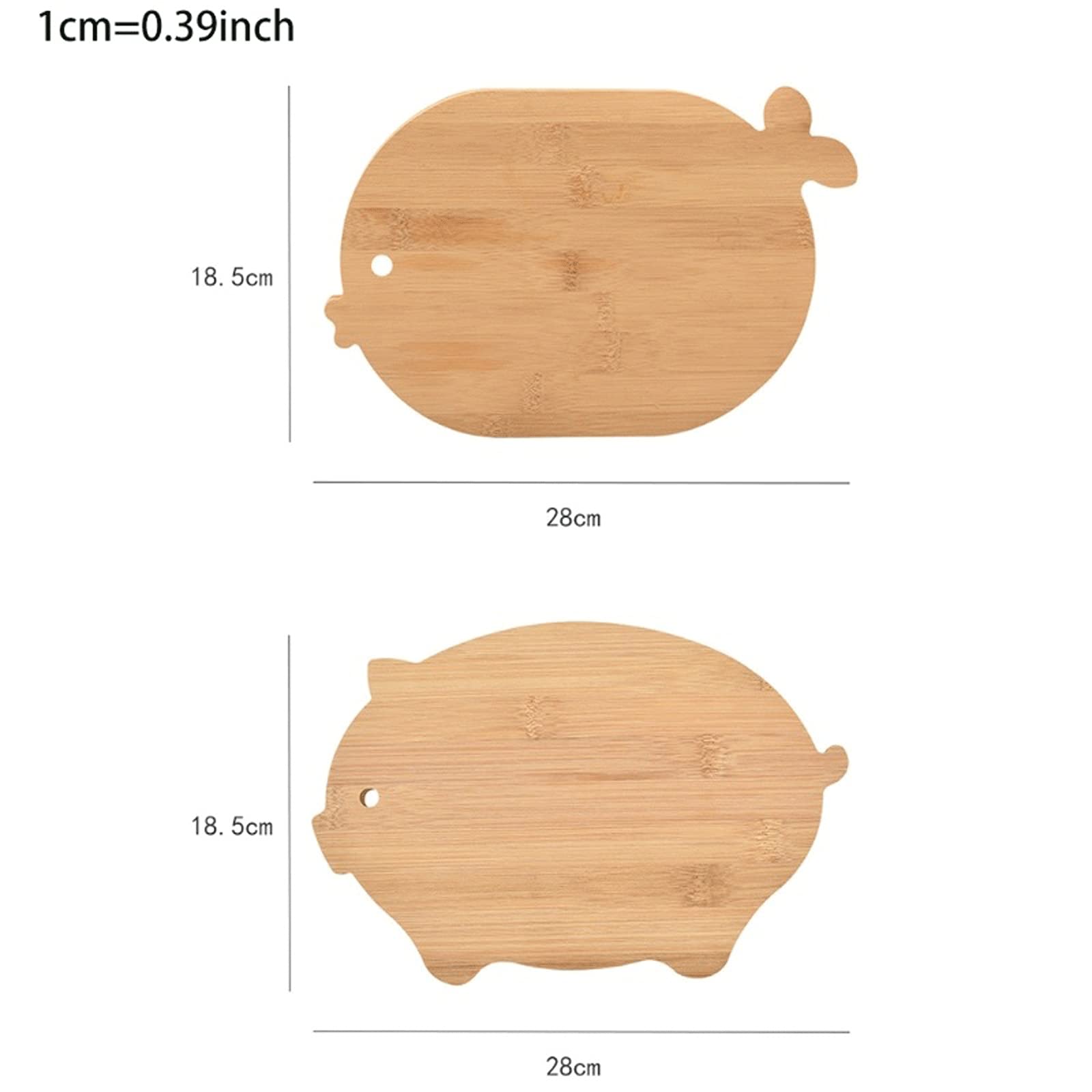 DEPILA Multifunctional Cutting Boards Creative Wood Cutting Board for Food Bamboo Chopping Board Block Pizza Sushi Bread Fruit Tray Kitchen Tools Tray (Color : A)