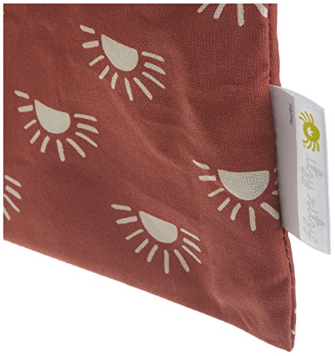 Itzy Ritzy Sealed Wet Bag with Handle – Wet Bag for Travel, Swimsuits, Cloth Diapers, Gym Clothes & Toiletries - Washable & Reusable w/Water Resistant Lining - Measures 11” x 14” (Terracotta Sunrise)