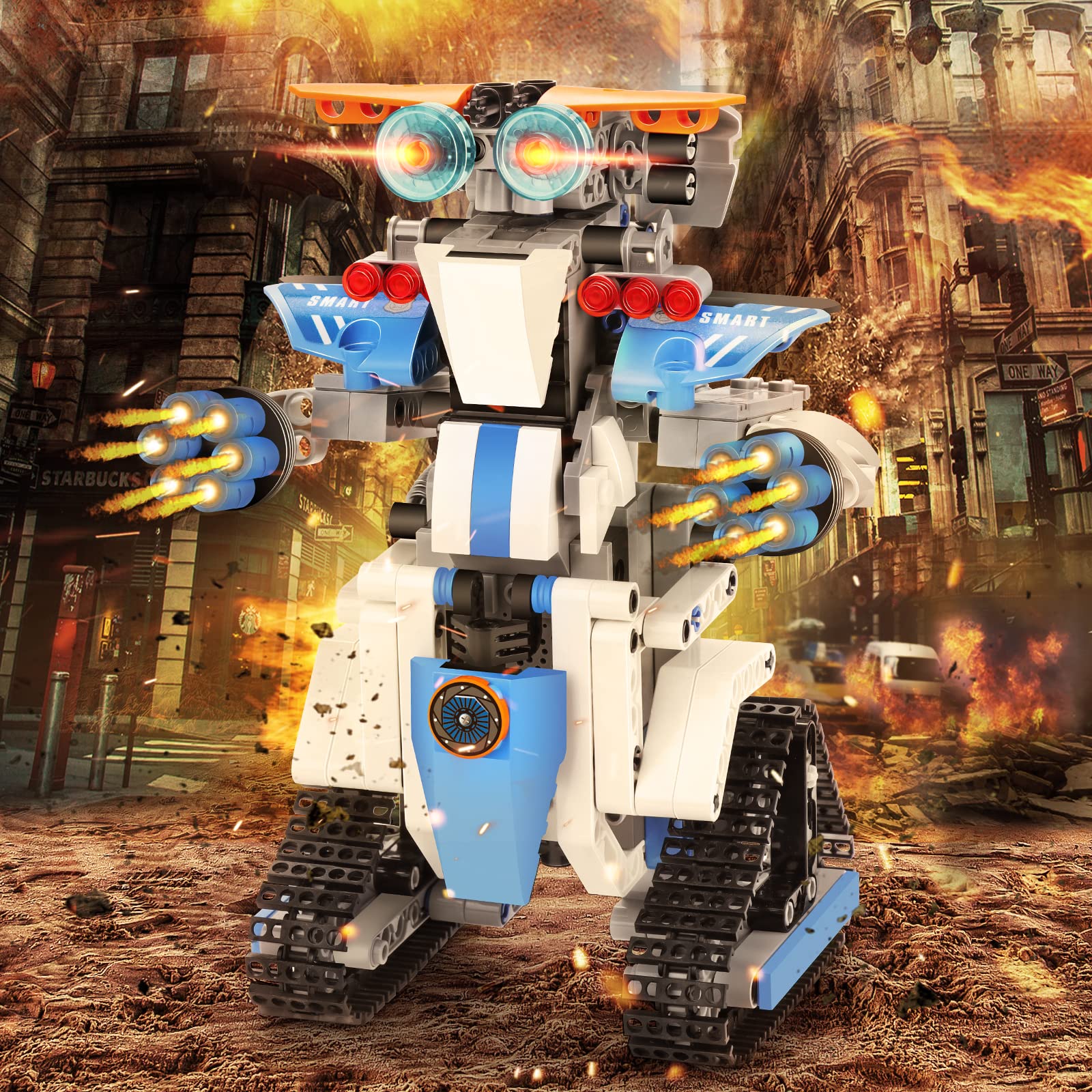 STEM Projects for Kids Ages 8-12, Remote APP Controlled Robot Building Kit Educational Birthday Gifts for Boys Girls-358 Pieces