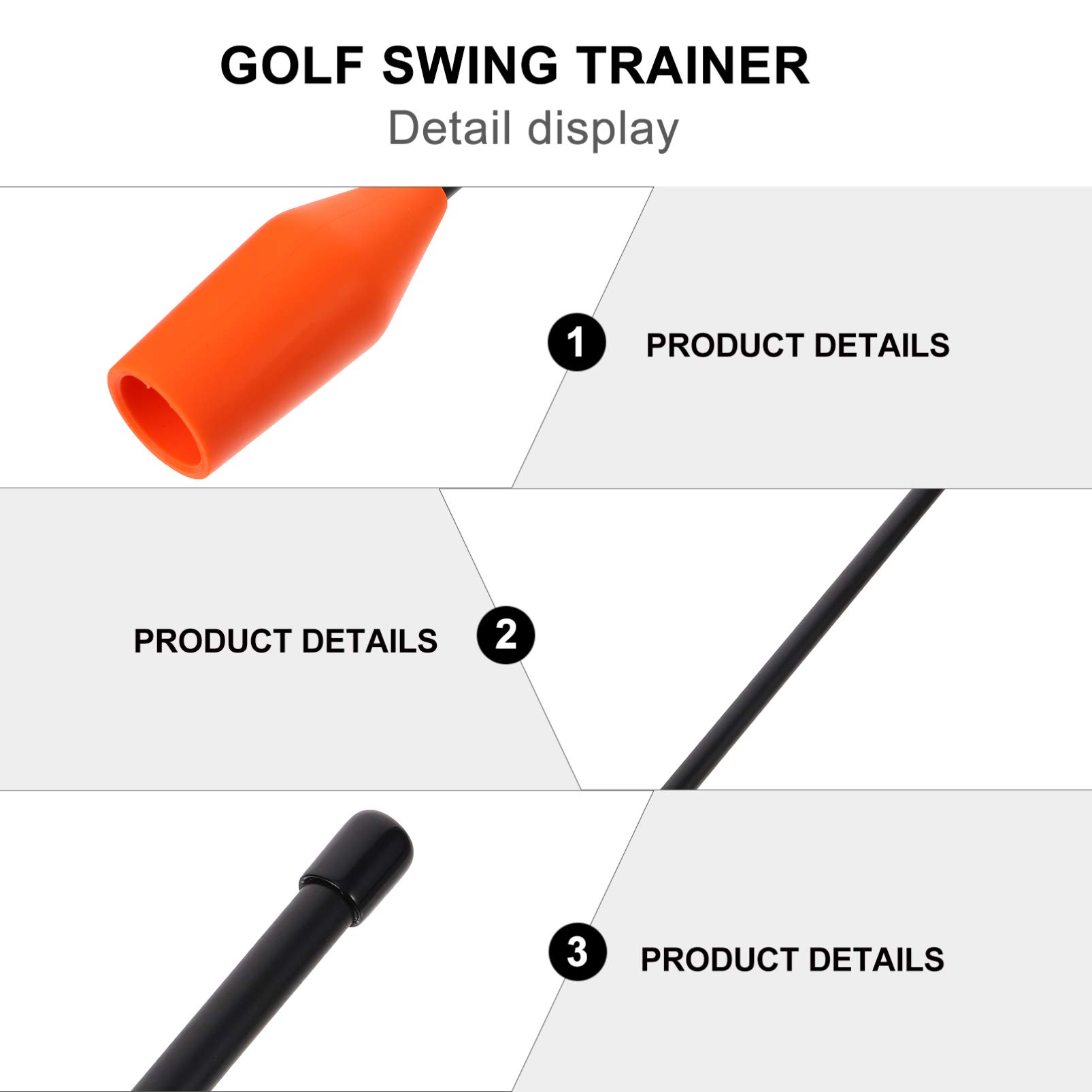 CLISPEED Trainer X Up Beginner Alignment Warm Cm Putter Training Stick Sticks Swing Orange Strength Pushing Rod Aid Power Tool Practice Practical Chipping Correcting