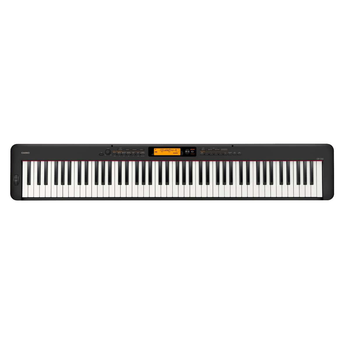 Casio CDP-S360 88-Key Digital Home Piano Bundle with Adjustable Keyboard Stand, Keyboard Piano Style Sustain Pedal, and Learning Book (4 Items)