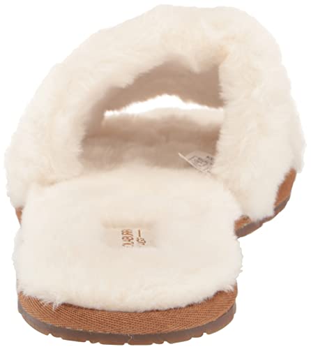 Koolaburra by UGG Women's Milo Peep Slipper, Natural, 8