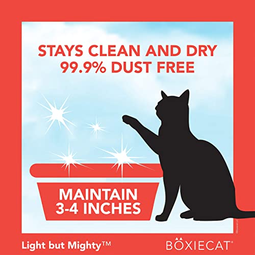 Boxie® Air Extra Strength 35 Day Odor Control Clumping Cat Litter, 6.5lb Boxiecat 99.9% Dust Free Plant-Based Kitty Litter