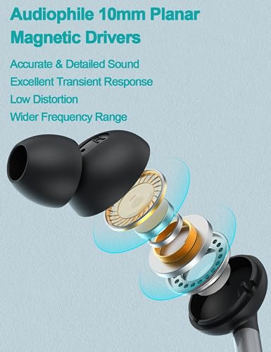 DUKABEL USB PC Earbuds, USB Gaming Earbuds with Mic for PC/PS4/PS5, Black Noise canceling Wired Headphones with Remote for Music, Video Calls, Broadcasting, Work