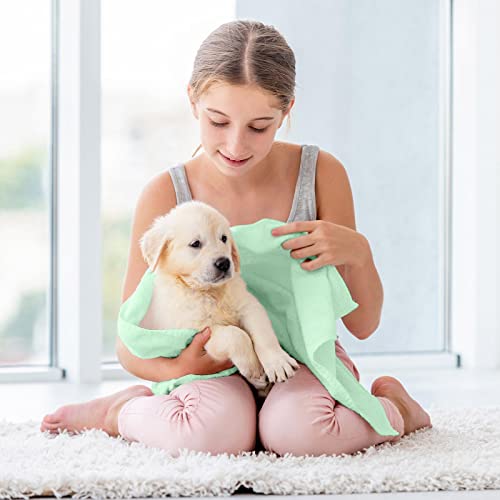 Microfiber Dog Towel, 3 Pack Large Pet Bath Towels 40″ x 20″, Quick Fast Drying Super Absorbent Lightweight Cat and Puppy Shower Essentials