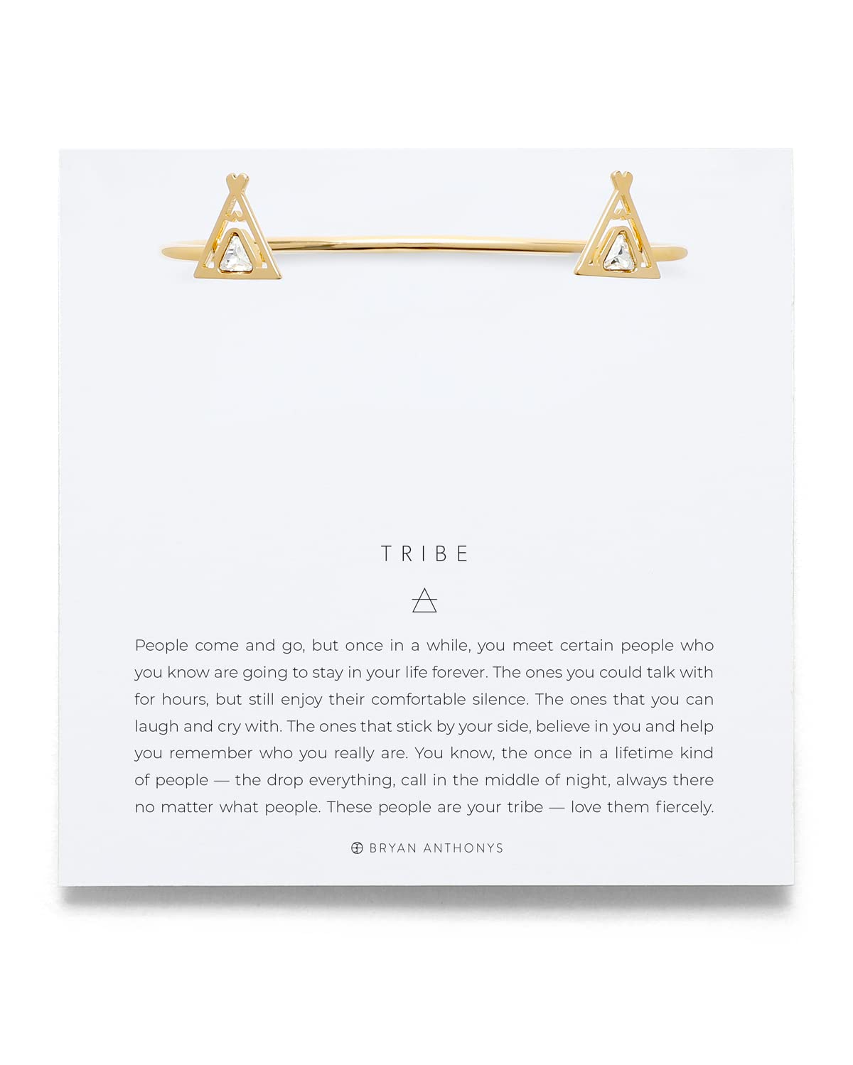 Bryan Anthonys Tribe Bracelet, 14K Gold Bracelets for Women, Pendant, Adjustable Cuff Style