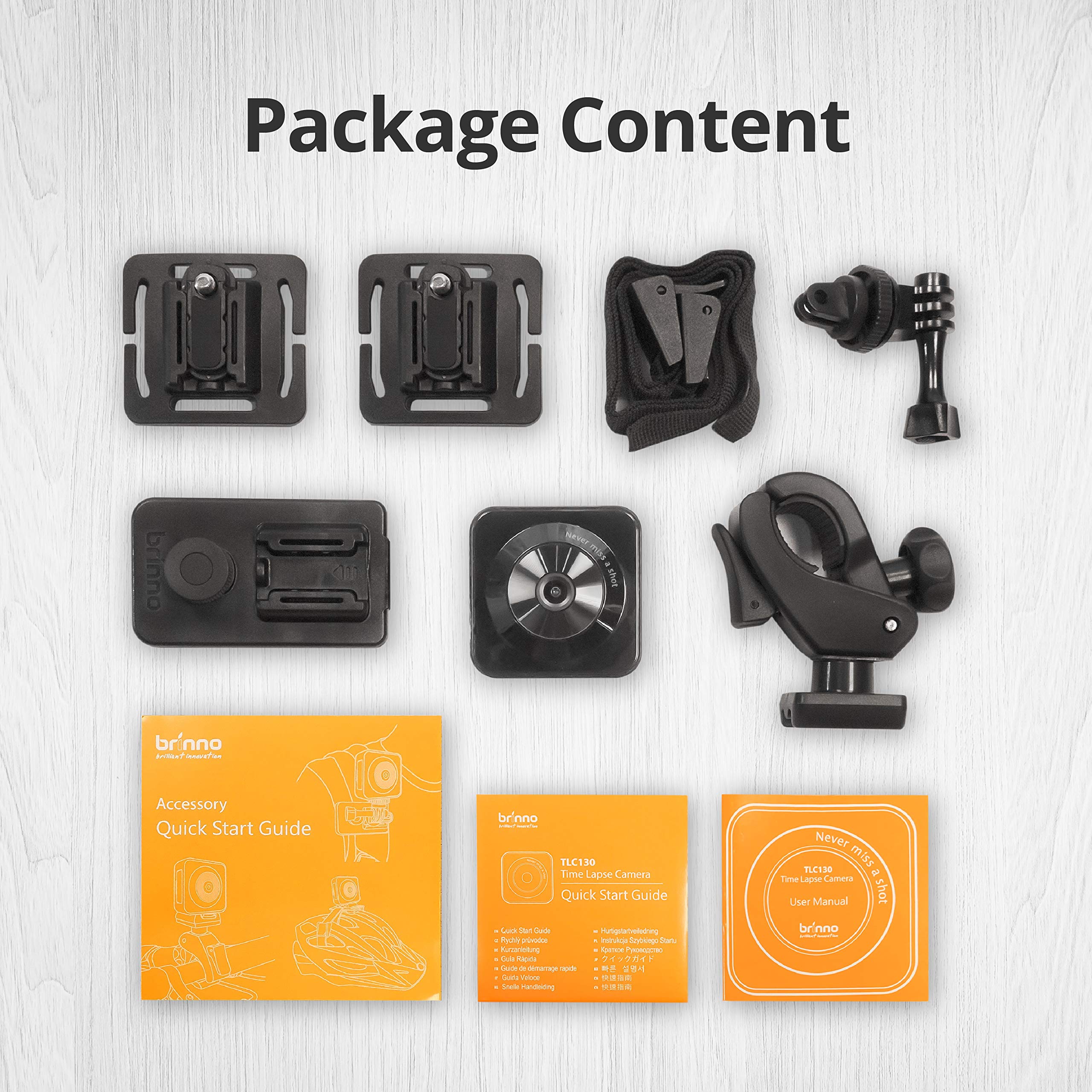 Brinno Time Lapse Camera, Long Battery Life, WiFi/BLE Video Editing App, Step Video, Photo, HD 1080p, IPX4 Water Resistant, Versatile Accessories - iOS Easy Connect App Update