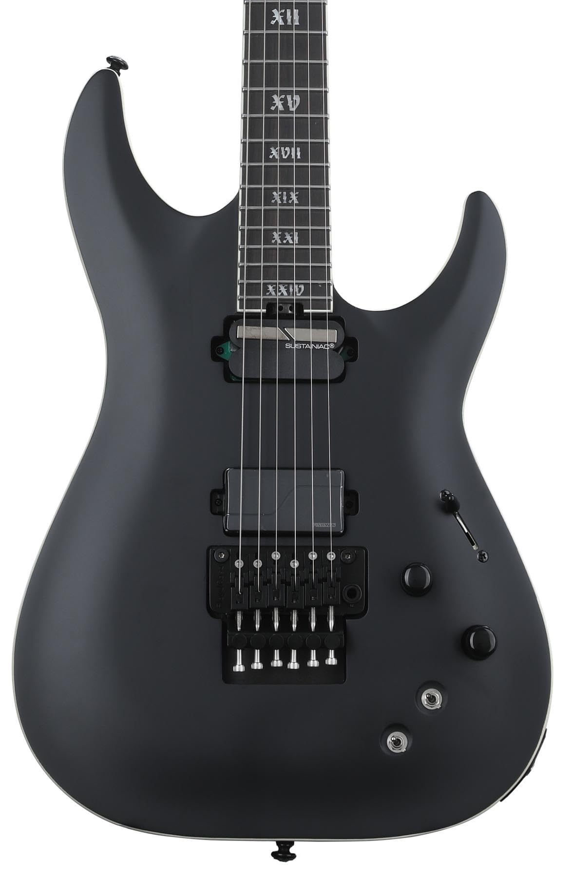 Schecter C-1 SLS FR-S Evil Twin - Satin Black