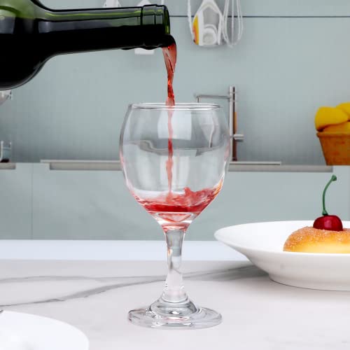 Cadamada Wine Glasses,6oz White Wine Goblets,for Red or White Wine, High-end Banquets, Parties, Bars, Weddings, Gifts (16 pcs)