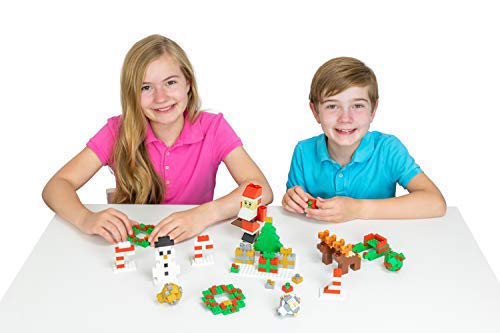 Strictly Briks Compatible with LEGO Duplo Classic Bricks Advent Calendar for Kids and Toddlers, Countdown to Christmas Building Block Toy, North Pole Theme, 376 Pieces