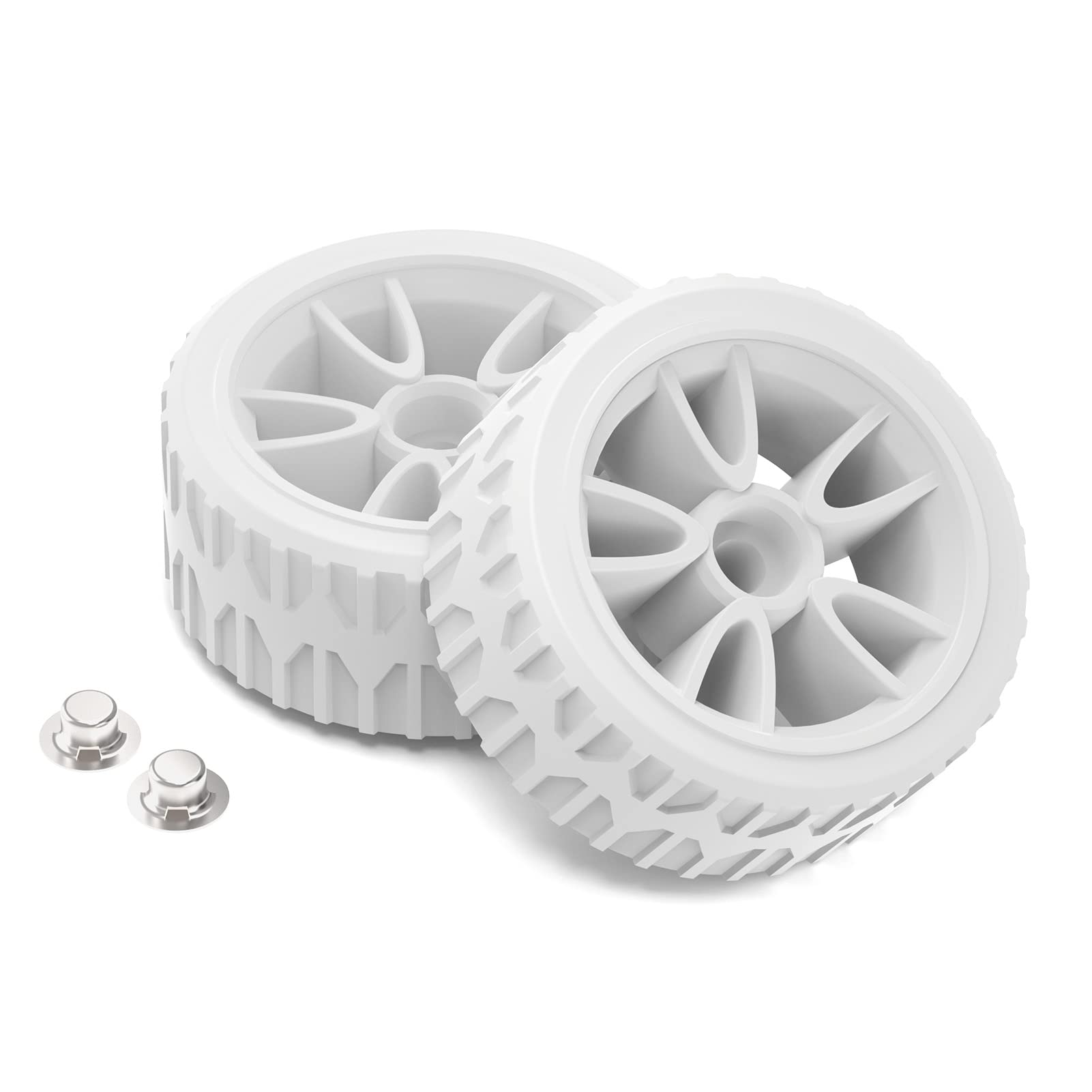 Cooler Wheels Replacement Parts, 3.5" White Wheels for Igloo 28qt and 52qt with Wheels, 2 Pack