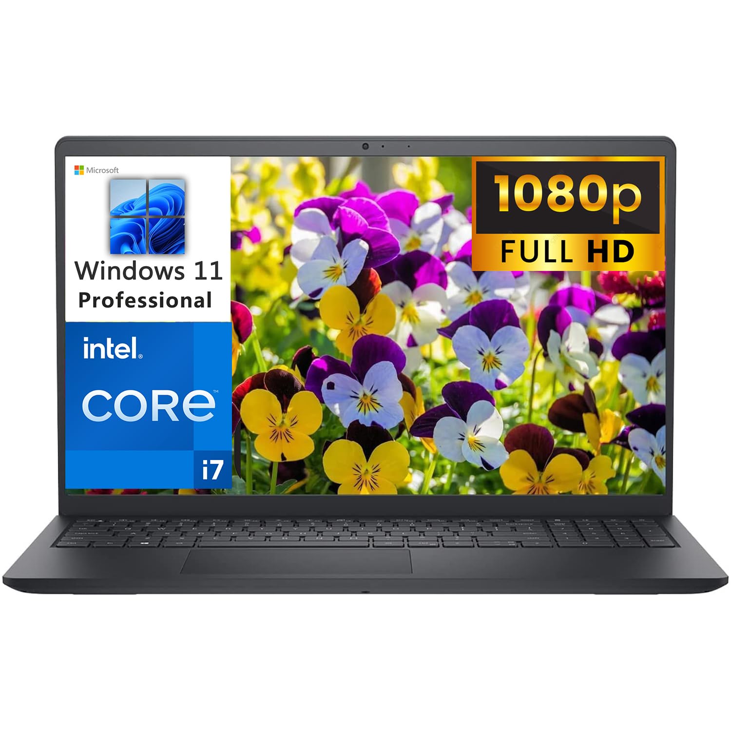 Dell Inspiron 15 3000 3520 15.6" FHD Business Laptop Computer, 12th Gen Intel 10-Core i7-1255U, 32GB DDR4 RAM, 2TB PCIe SSD, WiFi, Bluetooth, Windows 11 Pro