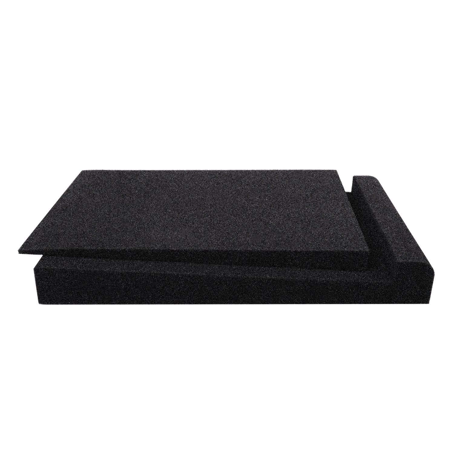 Studio Monitor Isolation Pads, Suitable for 5" inch Speakers, High-Density Acoustic Foam for Significant Sound Improvement, Prevent Vibrations and Fits most Stands - 2 Pads