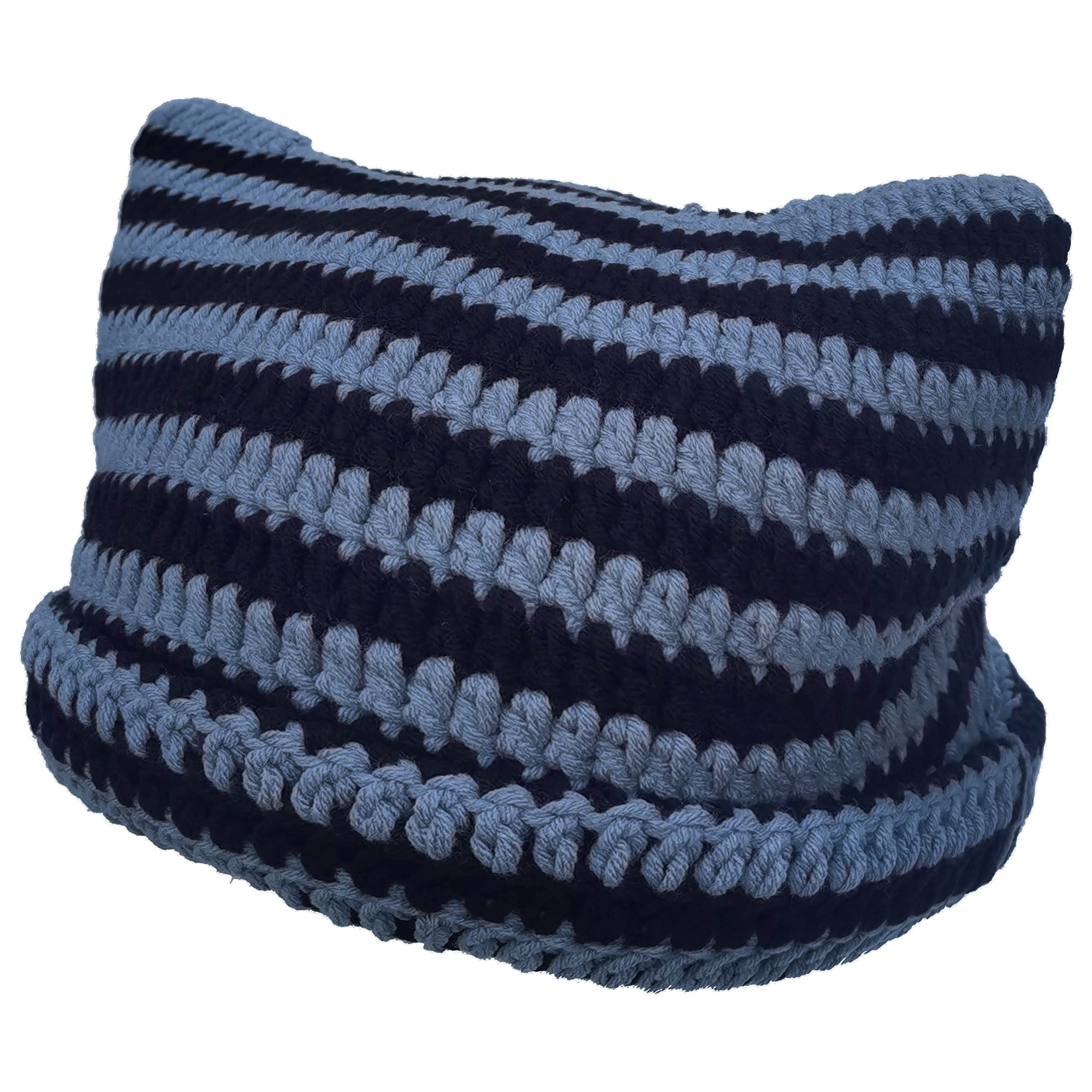 Cat Beanie with Ears for Women, Crochet Cute Cat Ear Beanie Hat
