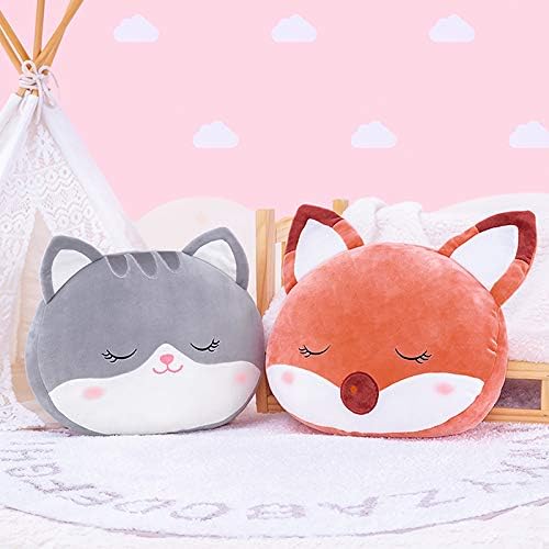 Lazada Kids Pillow Cat Plush Pillows Toy Soft Gift Baby Girl Gifts Gray 15 Inches