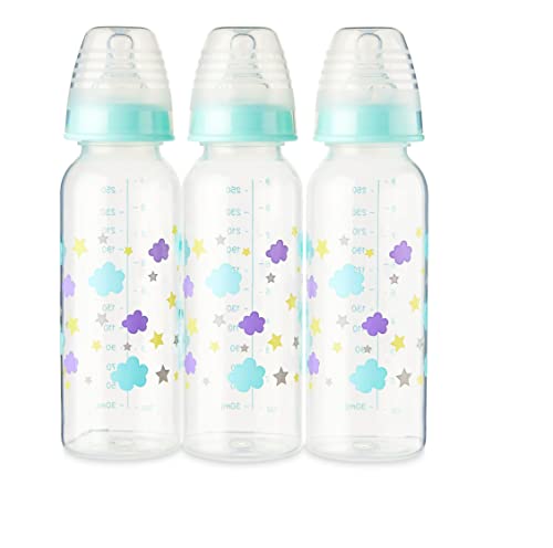 Parents Choice Baby Bottles - Slow Flow Bottles - 9oz Baby Bottles - 5oz Baby Bottles - Six Total Bottles