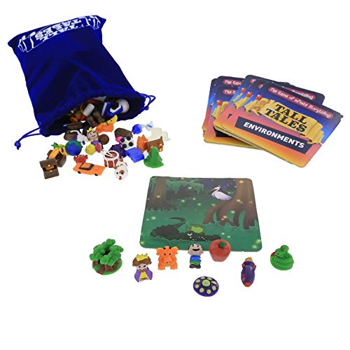 SCS Direct, Tall Tales Story Telling Board Game - The Educational Family Game of Infinite Storytelling -Award-Winning Educational Game, 5 Ways to Play - Promotes Creativity & Language Skill, Xmas Gift