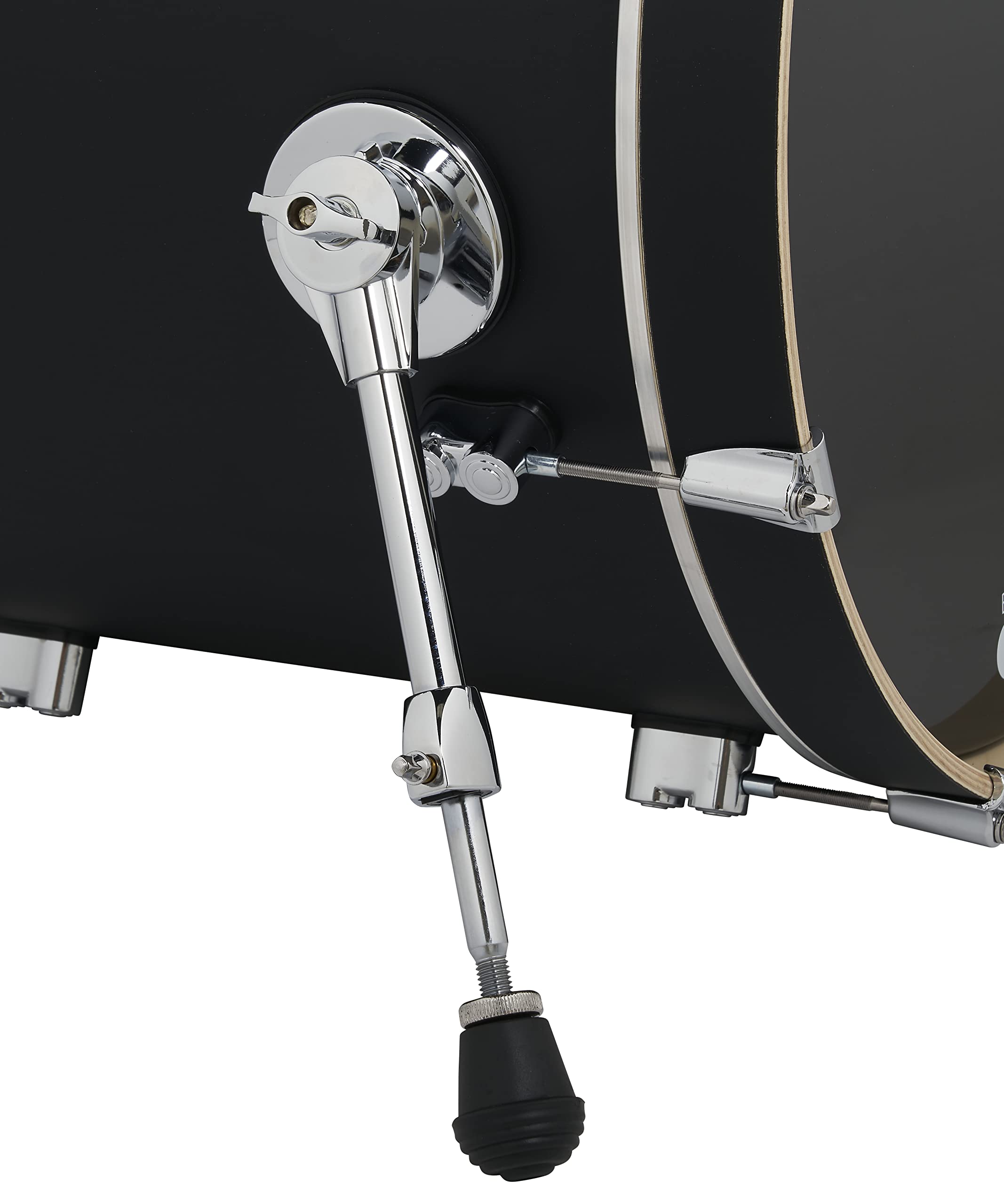 Pacific Drums & Percussion Drum Set PDP Concept Maple 7-Piece, Satin Black Shell Pack (PDCM2217BK)
