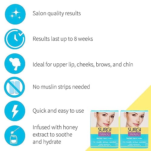 Surgi-wax Hair Remover For Face, 1 Ounce (Pack of 3)