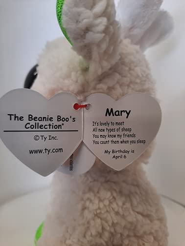 TY Mary - White Easter Lamb with Ears - 6"