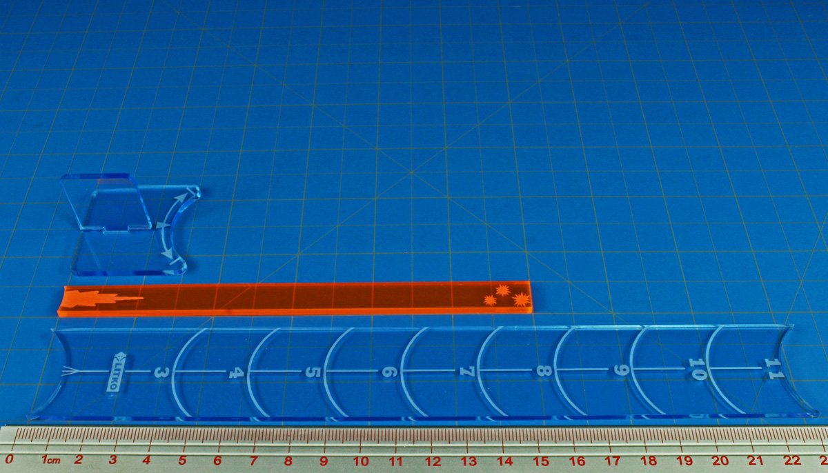 LITKO Movement, Turning & Shooting Gauge Set Compatible with The Blood Red Skies (3)