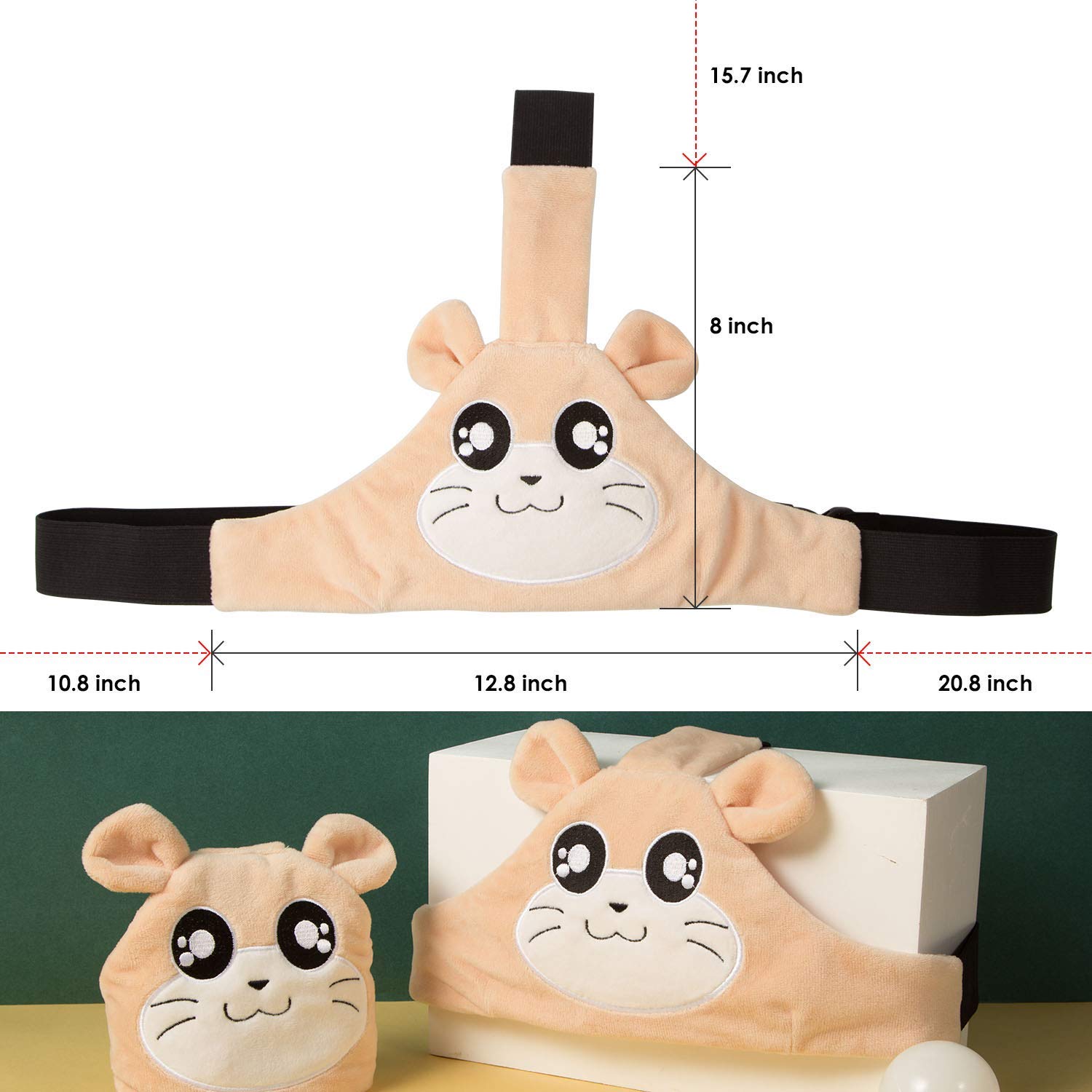 Car Seat Head Support Toddler Head Strap for Car Seat Baby Head Protector Stroller Car Seat Sleeping Headrest for Toddler Child Children Kids Infant