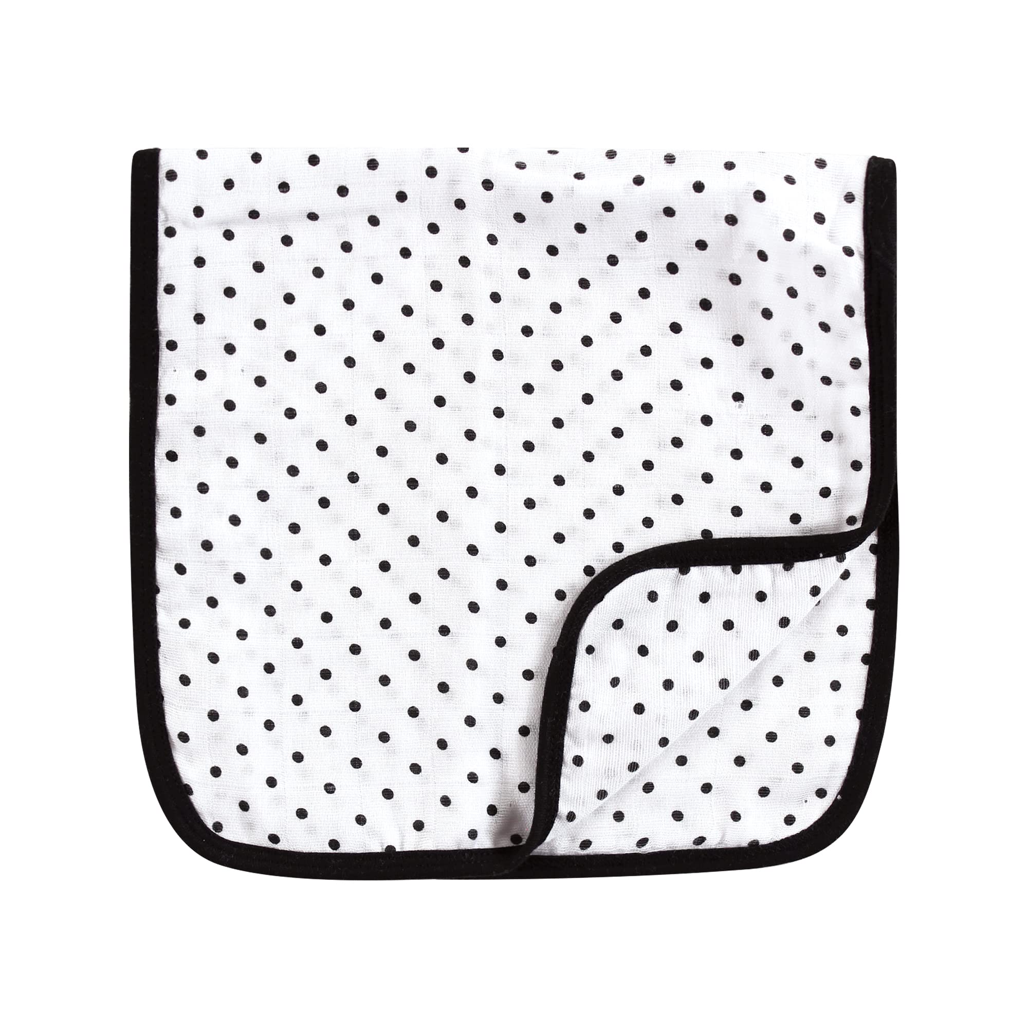 Hudson Baby Unisex Baby Muslin Burp Cloth 7pk, Poppy Daisy, One Size