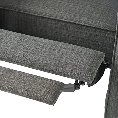 Great Deal Furniture Lucas Grey Recliner Club Chair