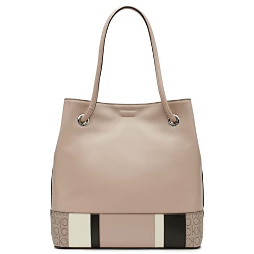 Calvin Klein Gabrianna Novelty North/South Key Item Tote, Goat Multi Pieced