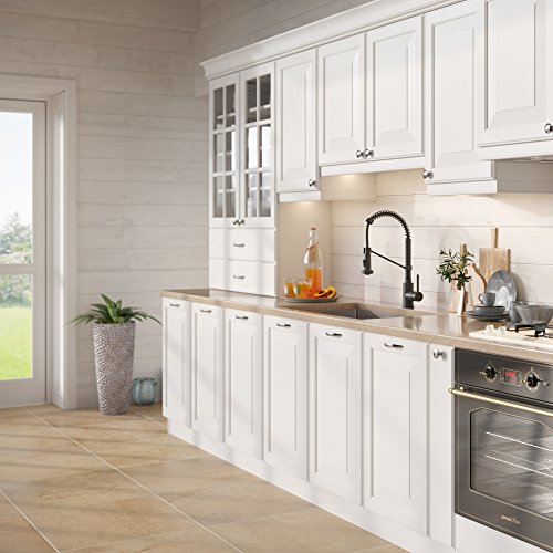 KRAUS 33-inch 16 Gauge Double Bowl 60/40 Standart PRO Kitchen Sink Combo Set with Matte Black Bolden 18-inch Kitchen Faucet and Soap Dispenser, KHU103-33-1610-53MB