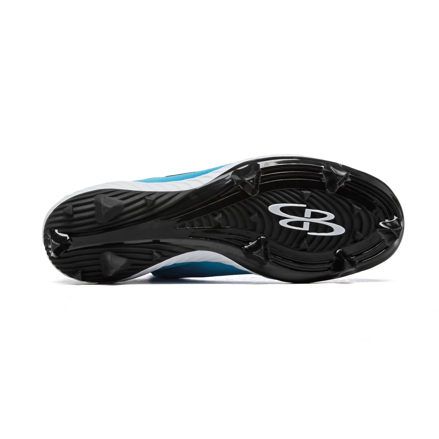 Boombah Women's Raptor Choice Molded Cleat Black/Purple/White - Size 8