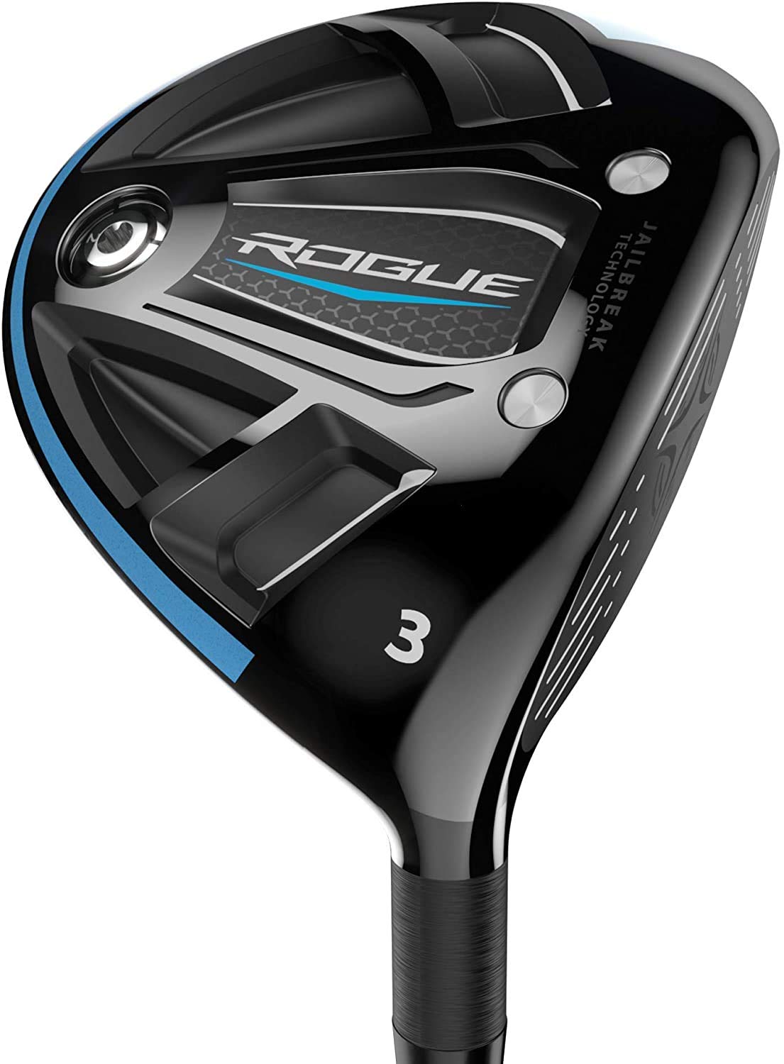Callaway Golf 2020 Men's Rogue Fairway Wood, Left Hand, Alidila Synergy 2.0 60gr, Regular Flex, 3 Wood , Black