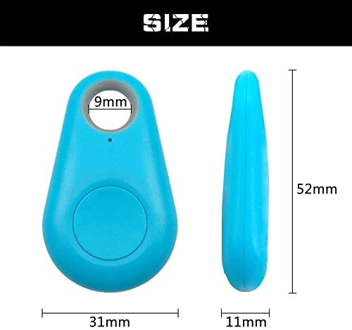 Mini Dog GPS Tracking Device, No Monthly Fee App Locator, 2022 Upgraded Portable Bluetooth Intelligent Anti-Lost Device for Luggages/Kid/Pet Bluetooth Alarms (1Pack, Green)