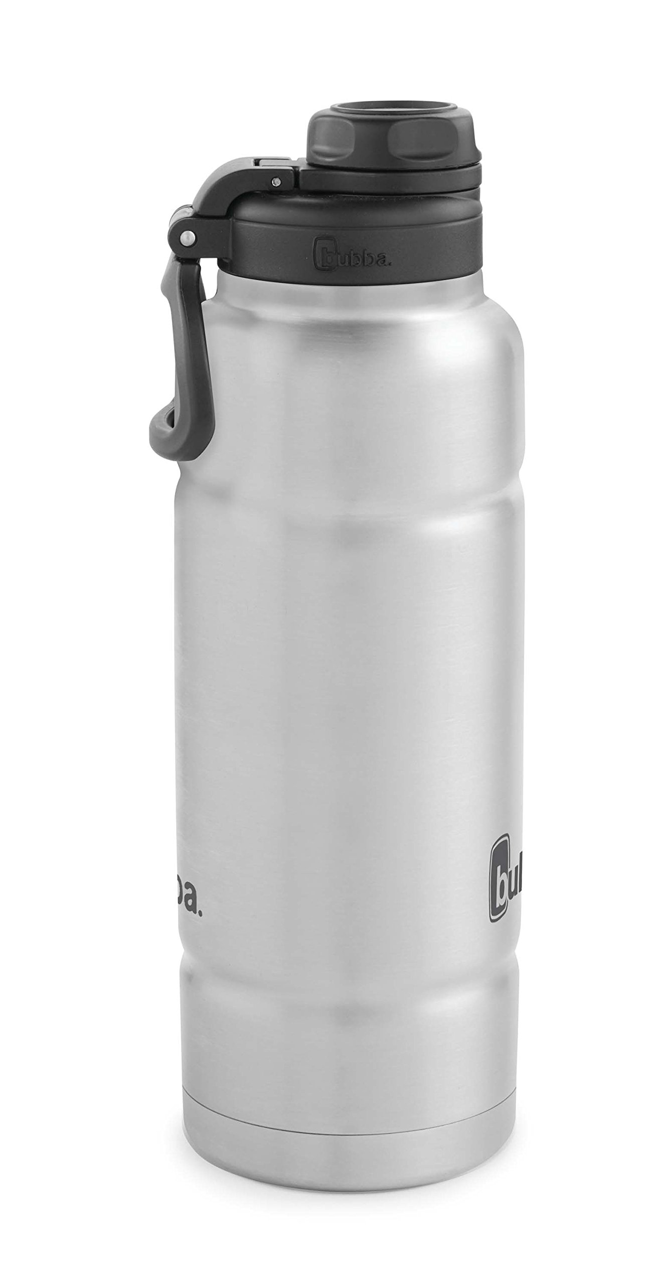 Bubba Trailblazer 40oz Vacuum-Insulated Stainless Steel Water Bottle with Leak-Proof Lid, Keeps Drinks Cold up to 38 Hours or Hot up to 10 Hours, Steel