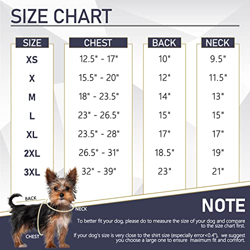 DENTRUN Windproof Winter Warm Fleece Medium Dog Coat Reversible Puppy Jacket Reflective Soft Pet Vest, Cold Weather Dog Sweater Apparel Leash Access Overcoat for Medium Breeds, NavyBlue, M