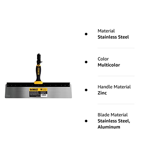 DEWALT 18" Offset Knife, 0.5mm Stainless Steel FLEX Blade | Soft-Grip Handle | DXTT-2-391