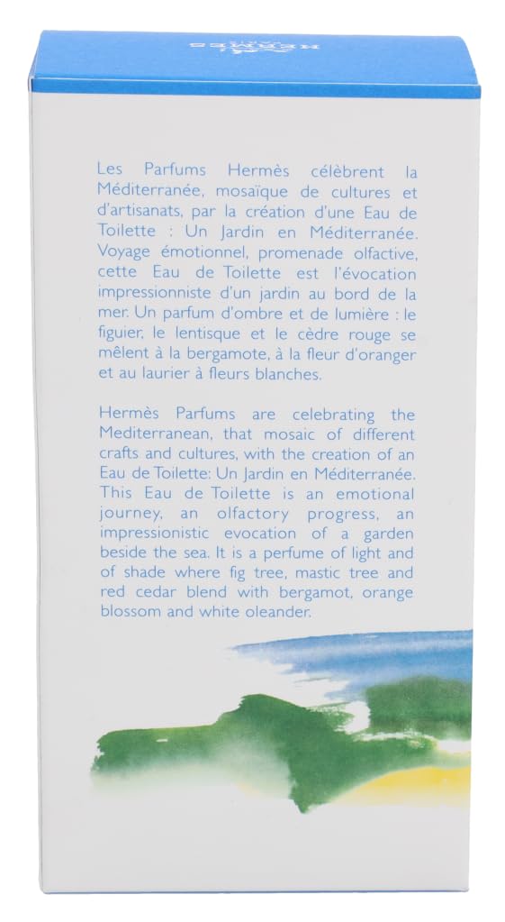 Un Jardin En Mediterranee By Hermes For Women. Eau De Toilette Spray 1.6 Oz / 50 Ml