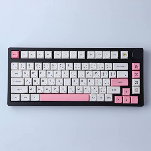 Hyekit Keycaps 137 Keys Dye-Sublimation Keycaps XDA Profile Japanese Keycaps Cute Keycaps for Cherry Gateron MX Switches Mechanical Keyboards
