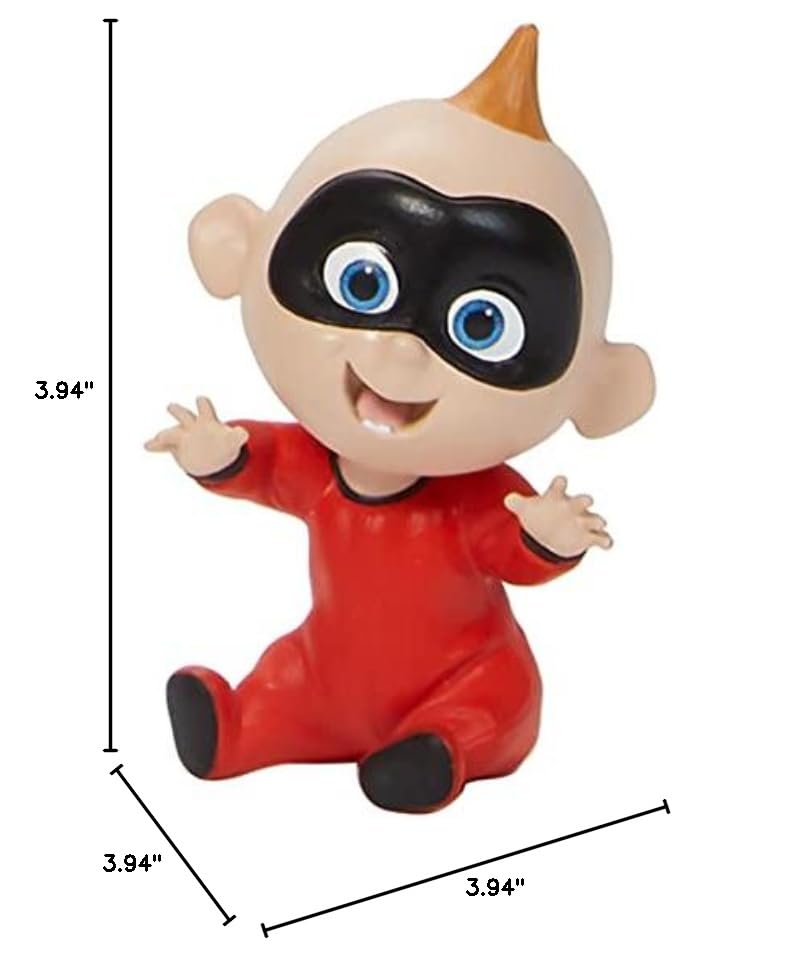 Mattel Pixar "The Incredibles" Elastigirl Action Figure with Jack-Jack, Movie Character Toys 6.6-in & 2.2-in Tall, Highly Posable with Authentic Super Suits, Kids Gift for Ages 3 Years Old & Up