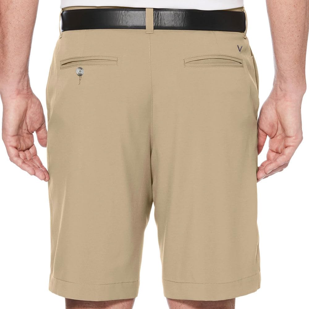 Callaway Men's Solid Golf Short With Active Waistband, Stretch Fabric, Upf 50 Sun Protection, Extended Sizes (Sizes 30-56 Big & Tall), Chinchilla, 40
