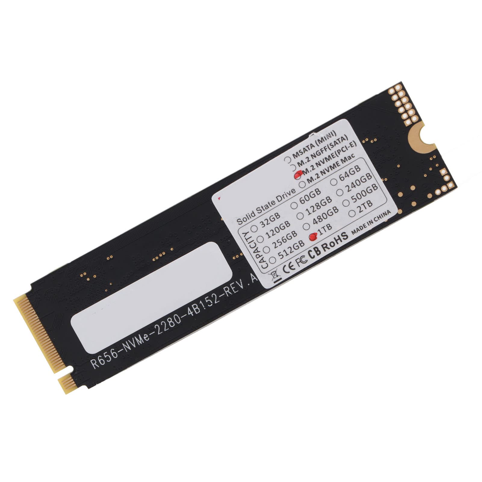 Computer SSD, Seismic Transmission with high Speed Drop Protection M.2 NVME SSD Low Latency for Computer
