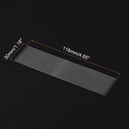 PATIKIL 118x30mm Perforated Shrink Bands, 400 Pack PVC Heat Shrink Wrap Band Fits Cap Diameter 2.76 to 2.91 Inch for Jars Cans, Clear