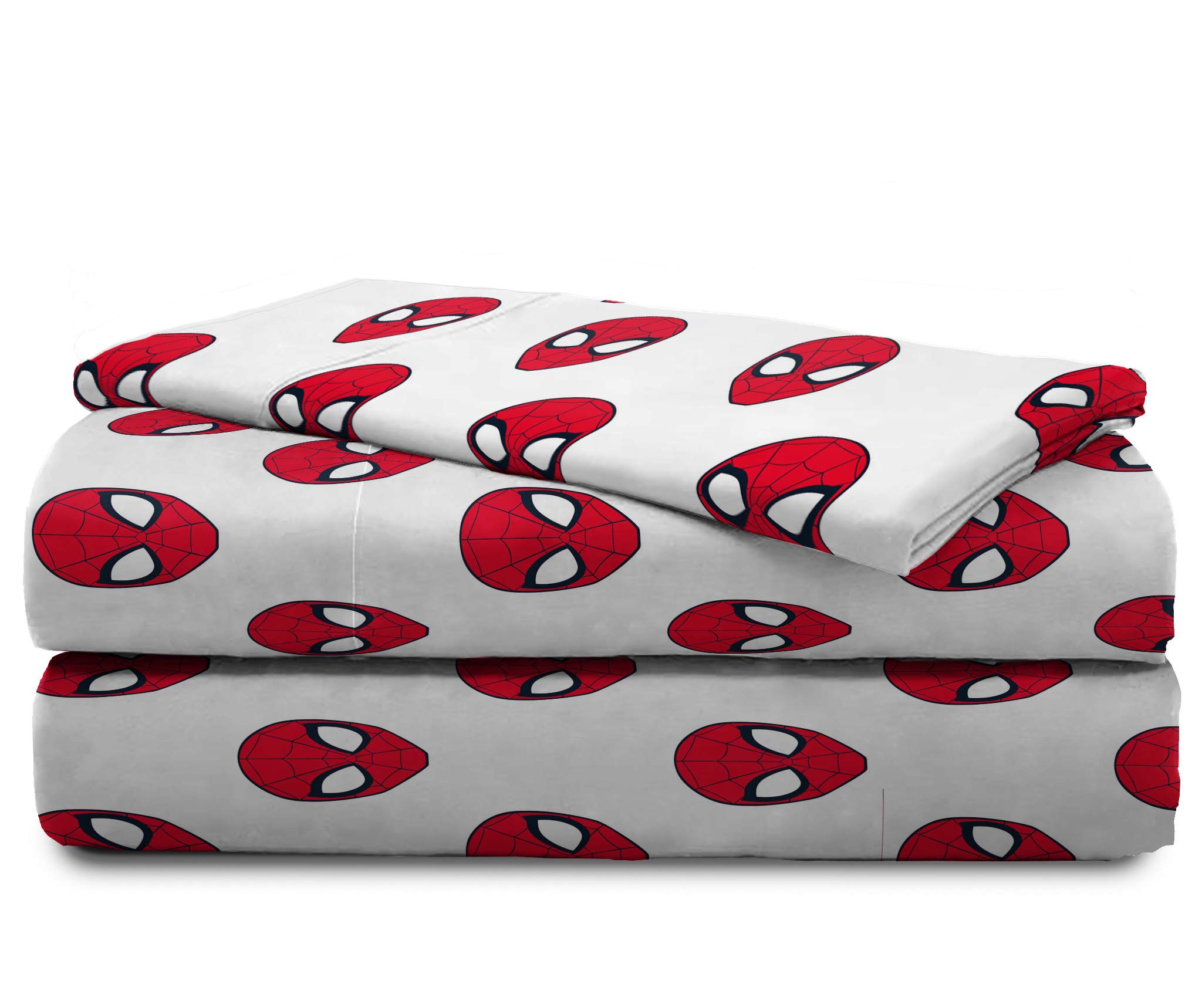 Jay Franco Marvel Spiderman Spidey Daze Twin Sheet Set - 3 Piece Set Super Soft and Cozy Kid’s Bedding - Fade Resistant Microfiber Sheets (Official Marvel Product)