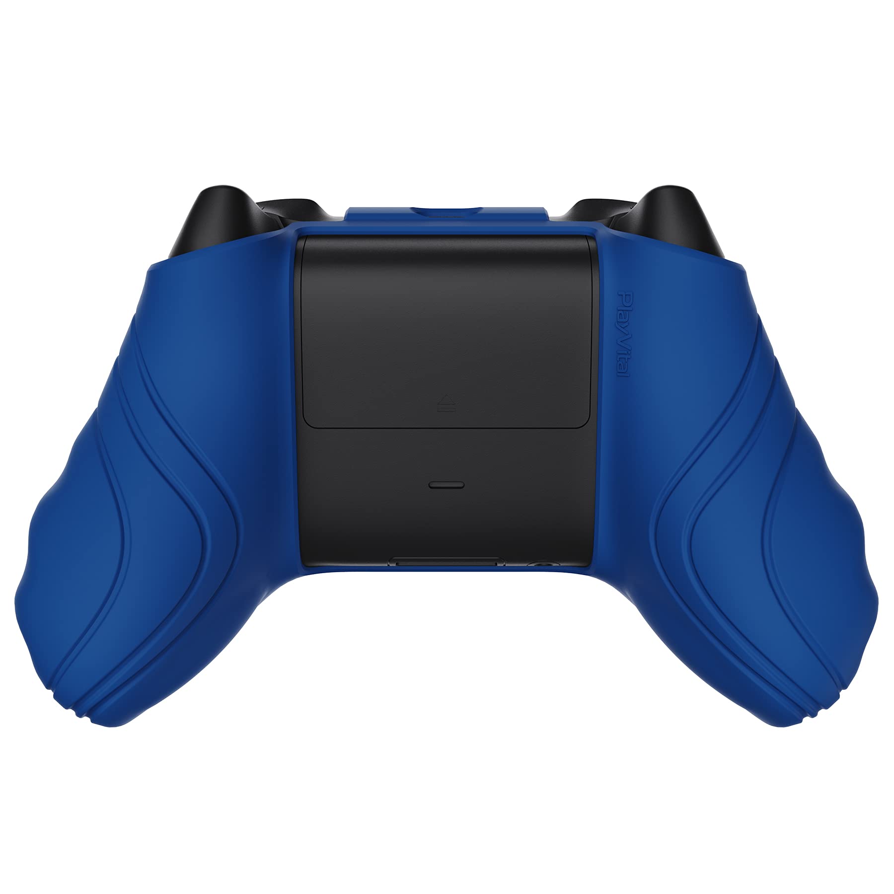 PlayVital Scorpion Edition Anti-Slip Silicone Case Cover for Xbox Series X/S Controller, Soft Rubber Case for Xbox Core Wireless Controller with Thumb Grip Caps - Black