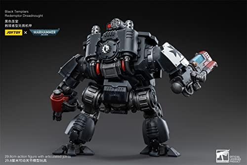 HiPlay JoyToy Warhammer 40K Black Templars Redemptor Dreadnought 1:18 Scale Collectible Action Figure