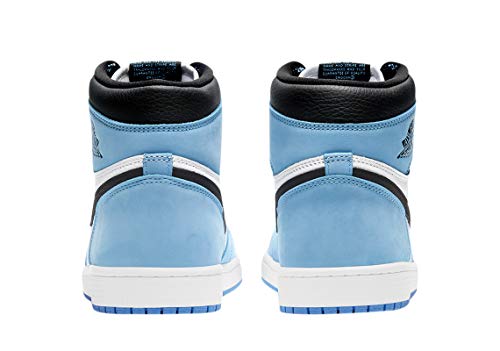 Nike Men's Air Jordan 1 Retro High OG University Blue, White/University Blue/Black, 11.5