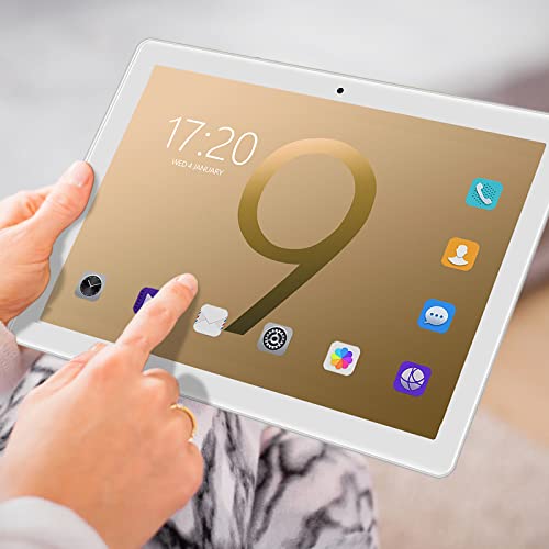 CQCYD Upgraded 10.1 inch Tablet Computer 2+16G 10 Core Android Tablet Ultra-Thin High-Definition Screen Learning Game Video Office Tablet Supports SIM Communication Function