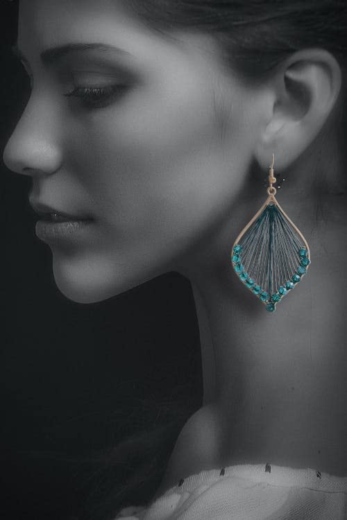 Boho Hand Braided Earrings for Women- Fringe Pendant Women's Earring Set (Dangle earrings A-4pairs)
